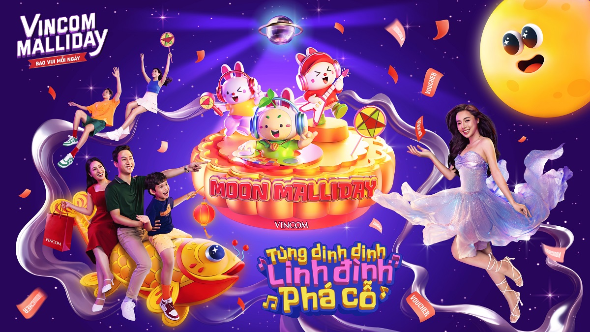 VINCOM KHỞI ĐỘNG LỄ HỘI TRUNG THU 2024 “MOON MALLIDAY – TÙNG DINH DINH, LINH ĐÌNH PHÁ CỖ’ - Tập ...