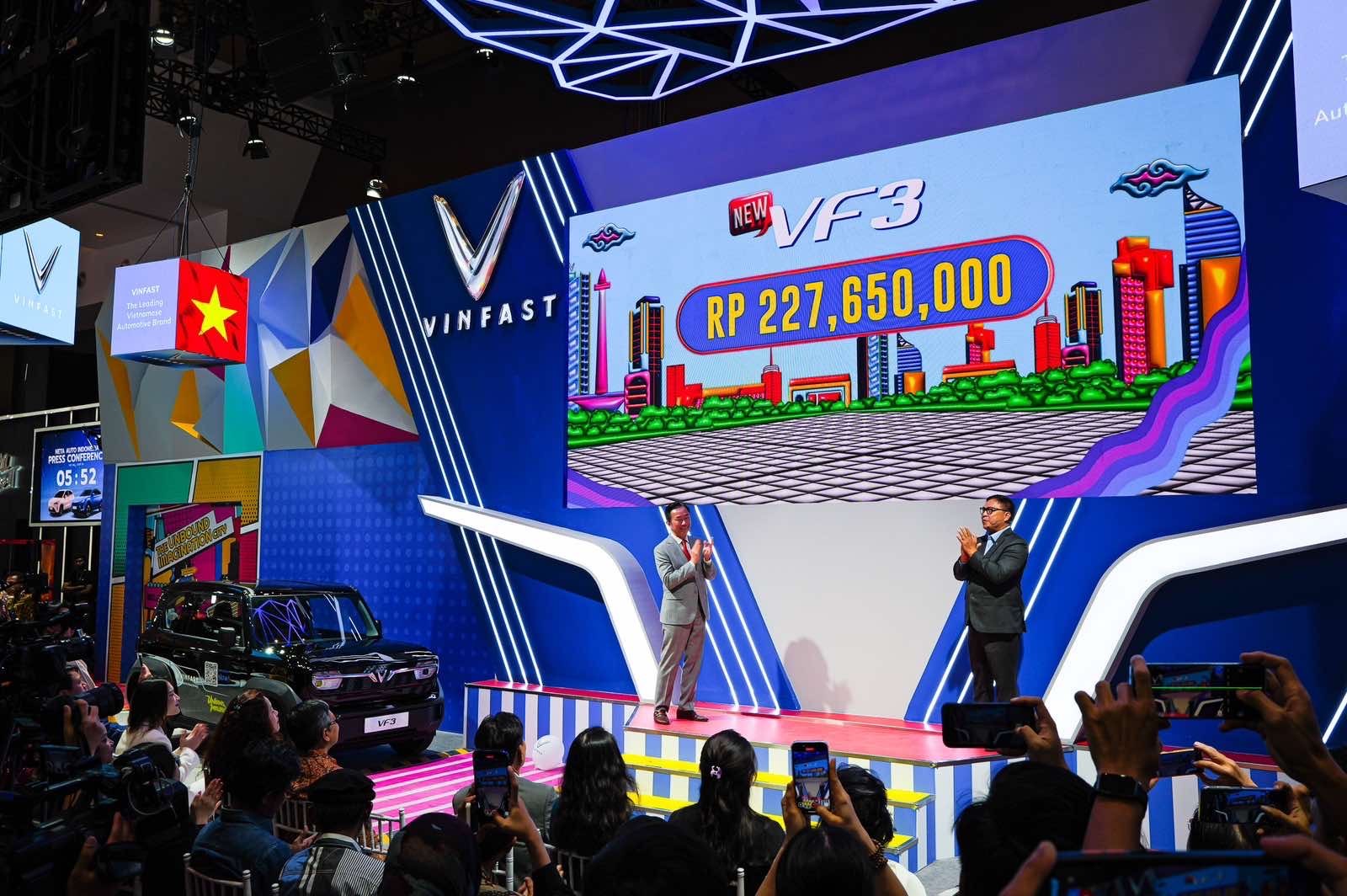 VINFAST LAUNCHES VF 3, OFFERS FREE CHARGING FOR ITS EV IN INDONESIA ...