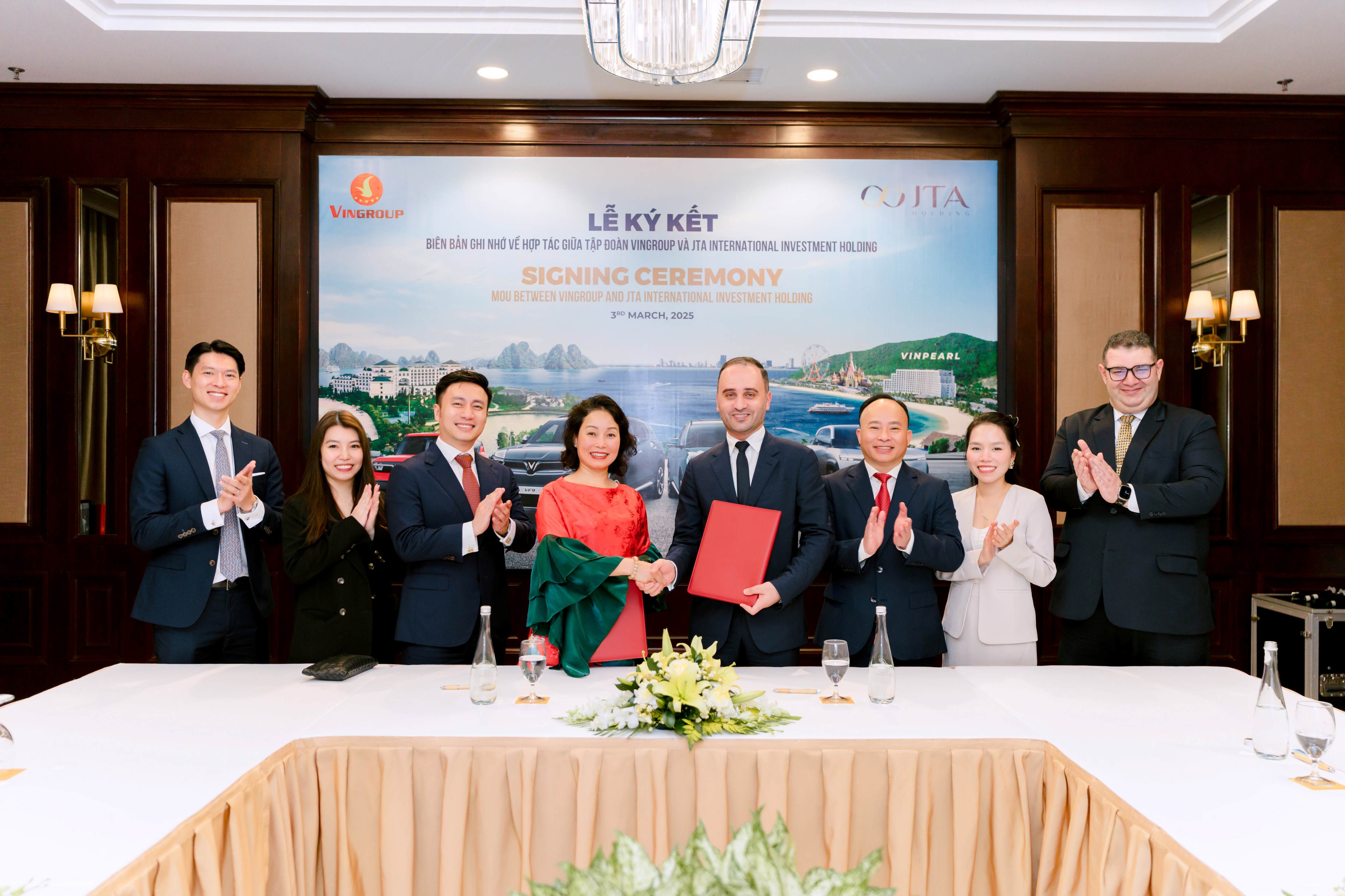 VINGROUP AND GLOBAL INVESTMENT FIRM JTA INVESTMENT QATAR SIGNED MOU FOR ...