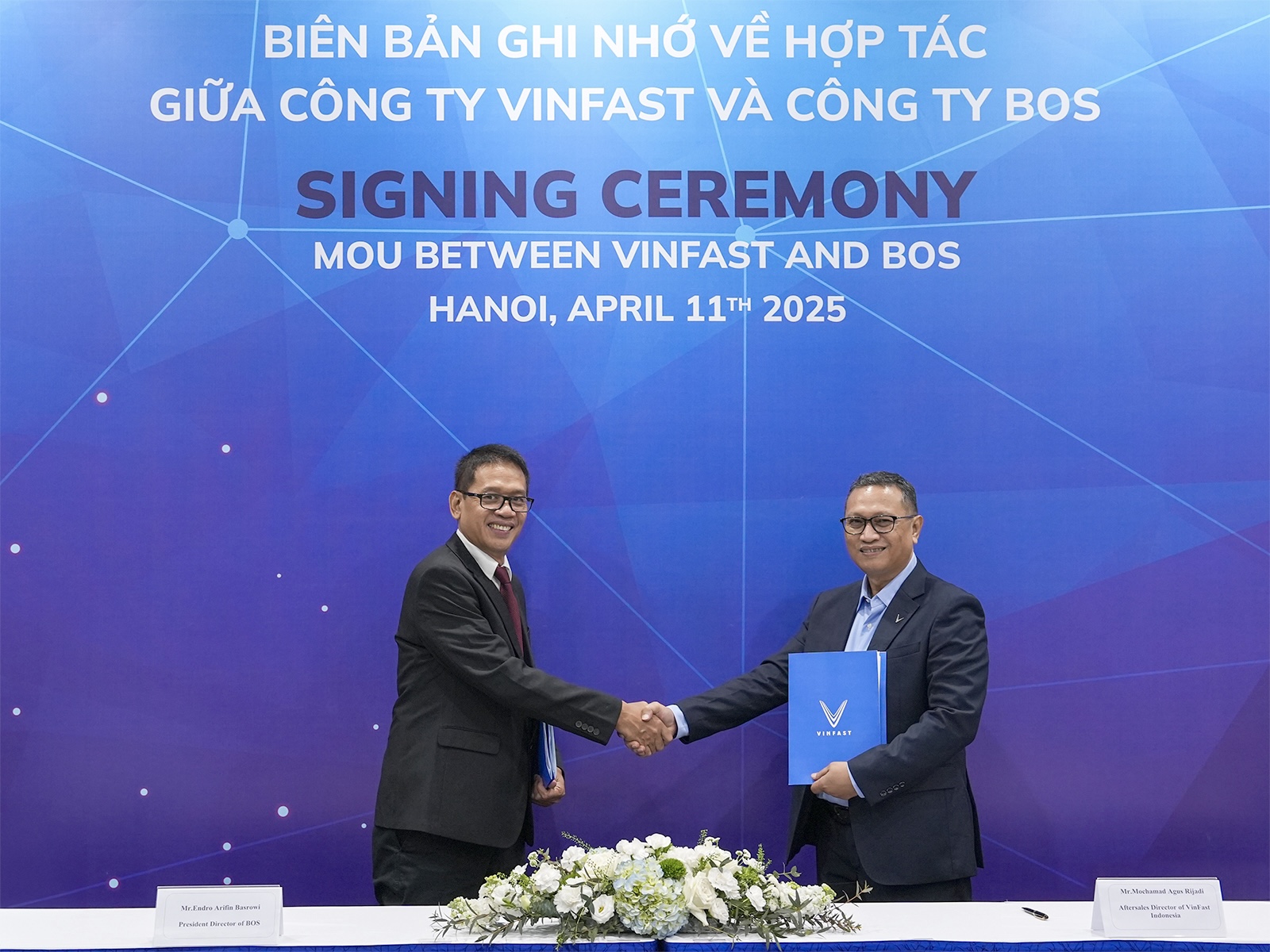 VINFAST HỢP TÁC VỚI BENGKEL BOS, MỞ RỘNG MẠNG LƯỚI XƯỞNG DỊCH VỤ TẠI ...