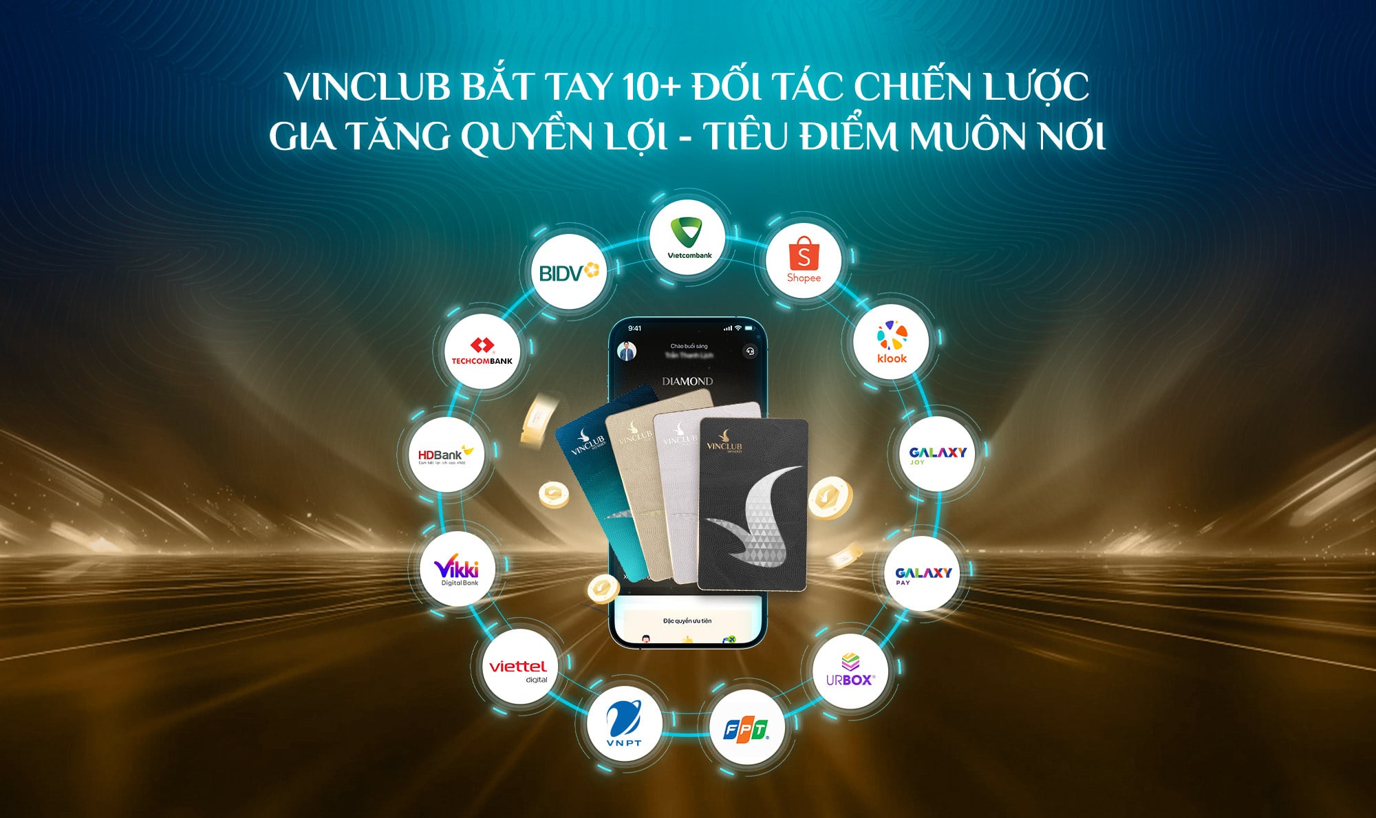 VINCLUB HỢP TÁC CHIẾN LƯỢC VỚI HƠN 10 ĐỐI TÁC HÀNG ĐẦU MỞ RỘNG HỆ SINH ...