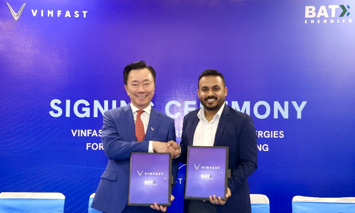VINFAST VÀ BATX ENERGIES KÝ KẾT THỎA THUẬN HỢP TÁC CHIẾN LƯỢC VỀ TÁI ...